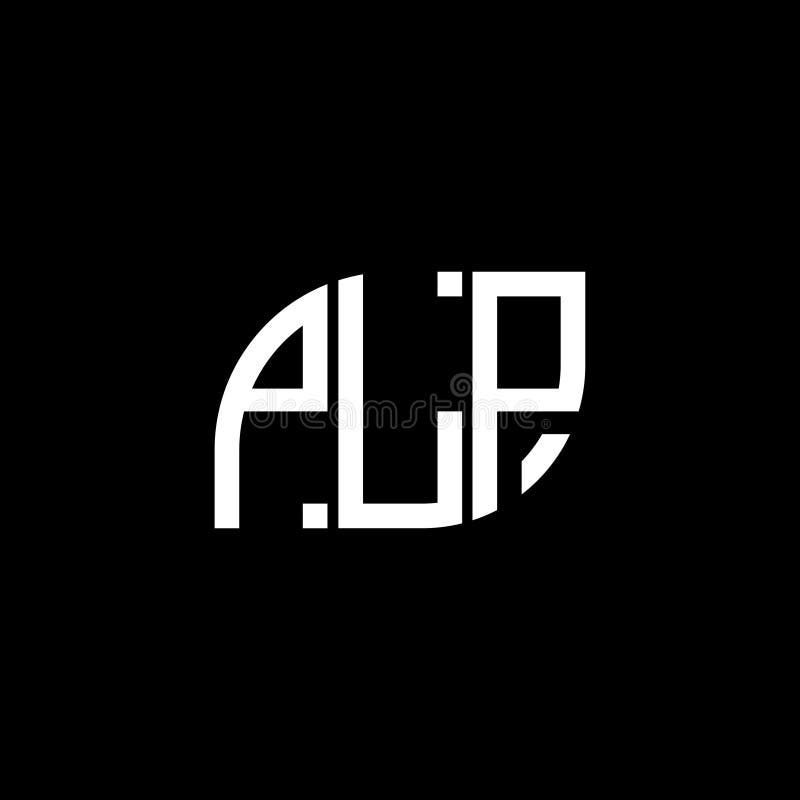 PLP Letter Logo Design on Black Background.PLP Creative Initials Letter ...