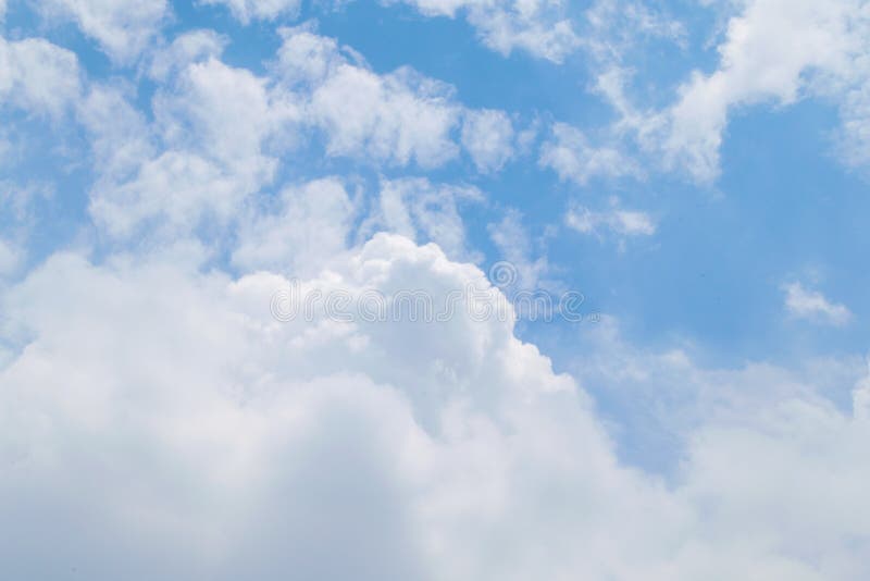 Pluffy White Clouds stock image. Image of climate, nature - 97528577
