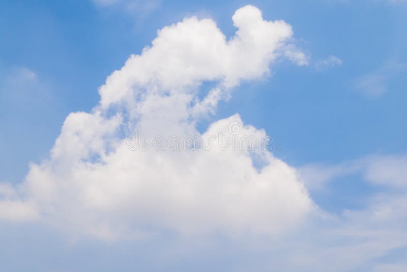 Pluffy White Clouds stock photo. Image of outdoor, ozone - 97529086