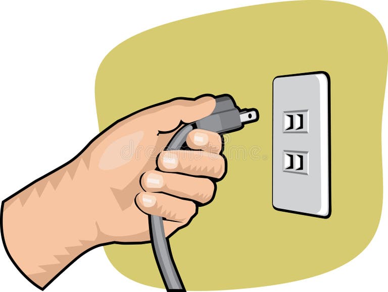 Plug stock vector. Illustration of power, disconnect - 16516854