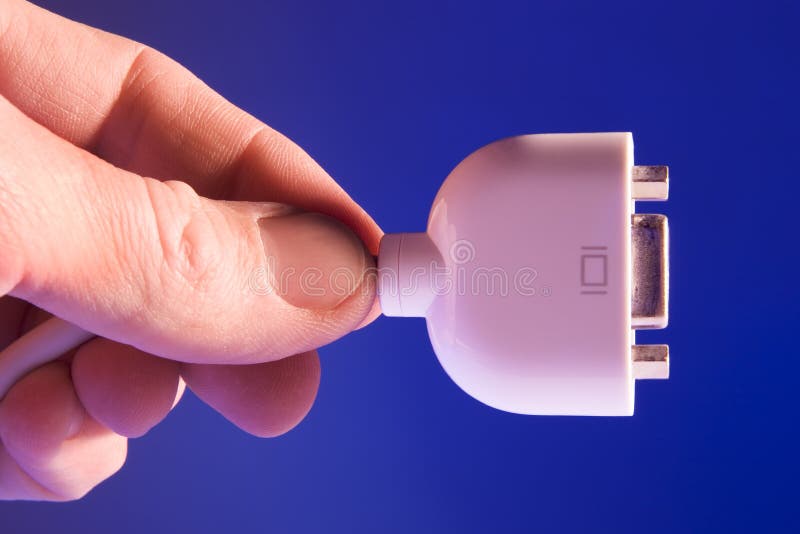 Plug it in stock image. Image of peripheral, fire, wire - 924903