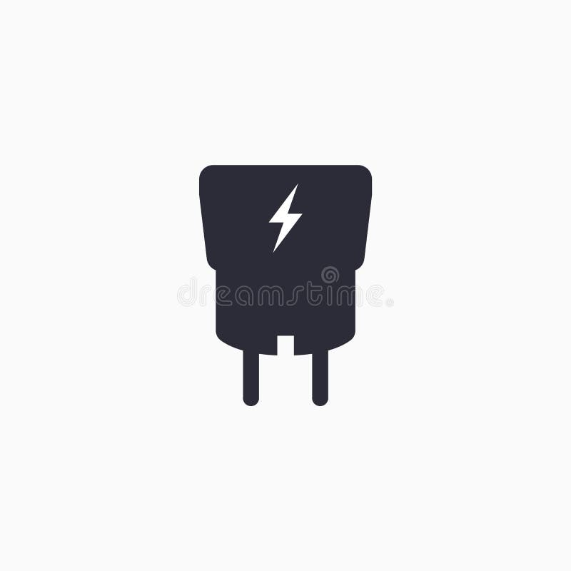 Plug Adapter with Lightning Icon. USB Charger Adapter for Smartphone ...