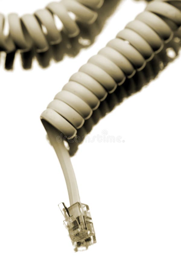 Plug and cable stock photo. Image of curl, communication - 13533218