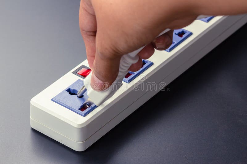 Plug in stock image. Image of electricity, safety, socket - 44209895