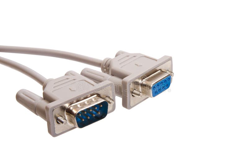 The Plug for Connections of Computers Stock Photo - Image of cable ...