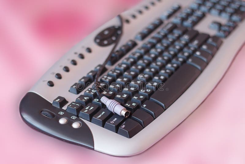 USB Connector on a Keyboard Stock Photo - Image of input, keyboard ...