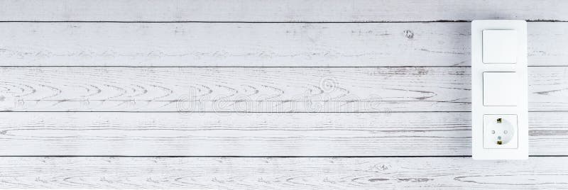 Socket on the wooden wall stock photo. Image of house - 210811296