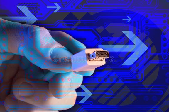 Plug into the future stock illustration. Illustration of connected - 926627