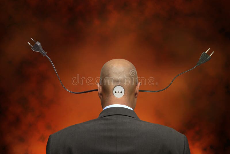 Plug head stock photo. Image of leisure, motivated, confident - 7505588