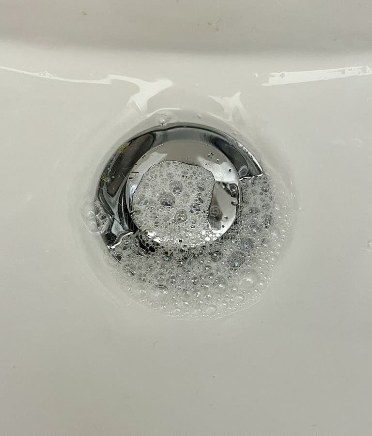 Plug Hole stock photo. Image of plug, soap, hole, bubbles - 302423136