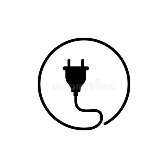 Plug icon design stock illustration. Illustration of electric - 378012716