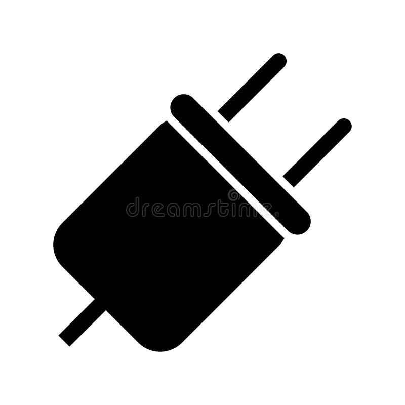 Plug Icon. Electricity Symbol Stock Vector - Illustration of voltage ...
