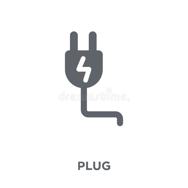 No Plug Icon Vector Sign and Symbol Isolated on White Background, No ...