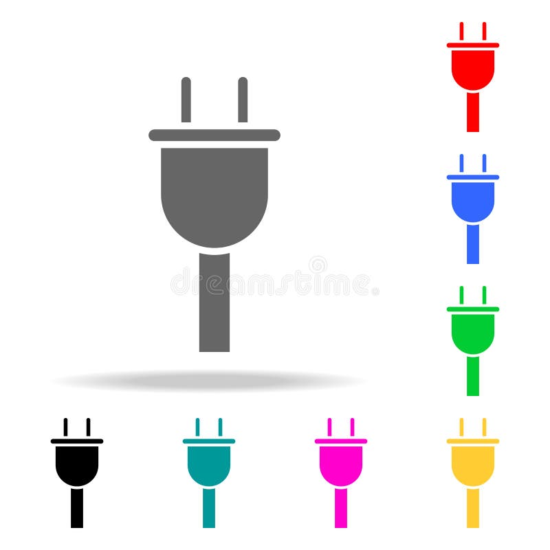 Plug Icon. Elements in Multi Colored Icons for Mobile Concept and Web ...