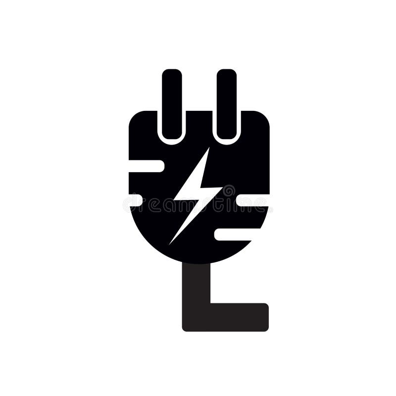 Plug Icon Vector Sign and Symbol Isolated on White Background Stock ...