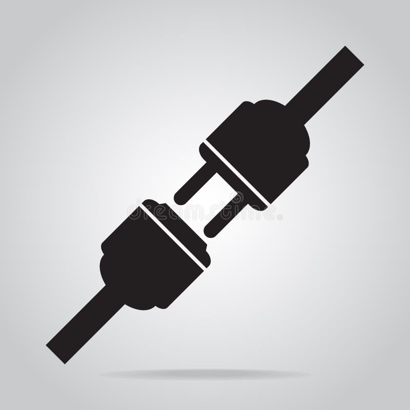 Plug Icon, Socket Icon Sign Stock Vector - Illustration of wire, plug ...