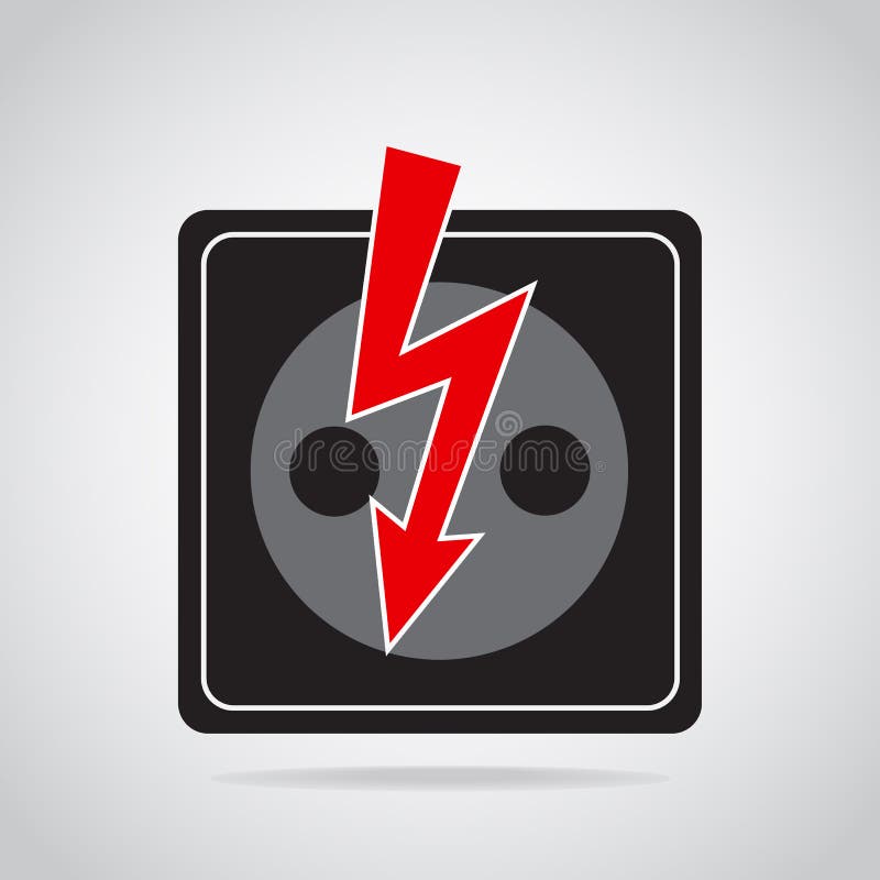 Plug Icon, Socket Icon Sign Stock Vector - Illustration of equipment ...