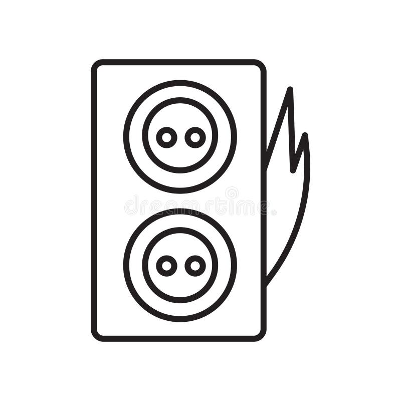 Plug Icon Vector Sign and Symbol Isolated on White Background, Plug ...