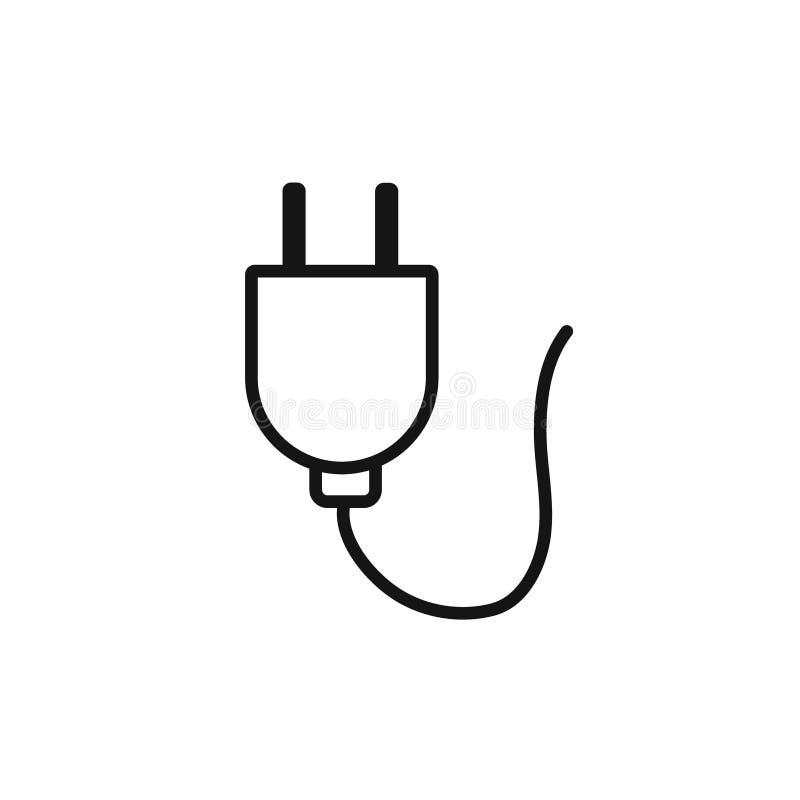 Plug Icon Vector Set Collection for Web Stock Vector - Illustration of ...