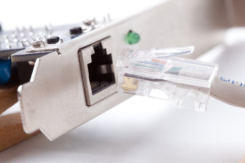 Plug it - Internet Connection Stock Image - Image of cat5, equipment ...
