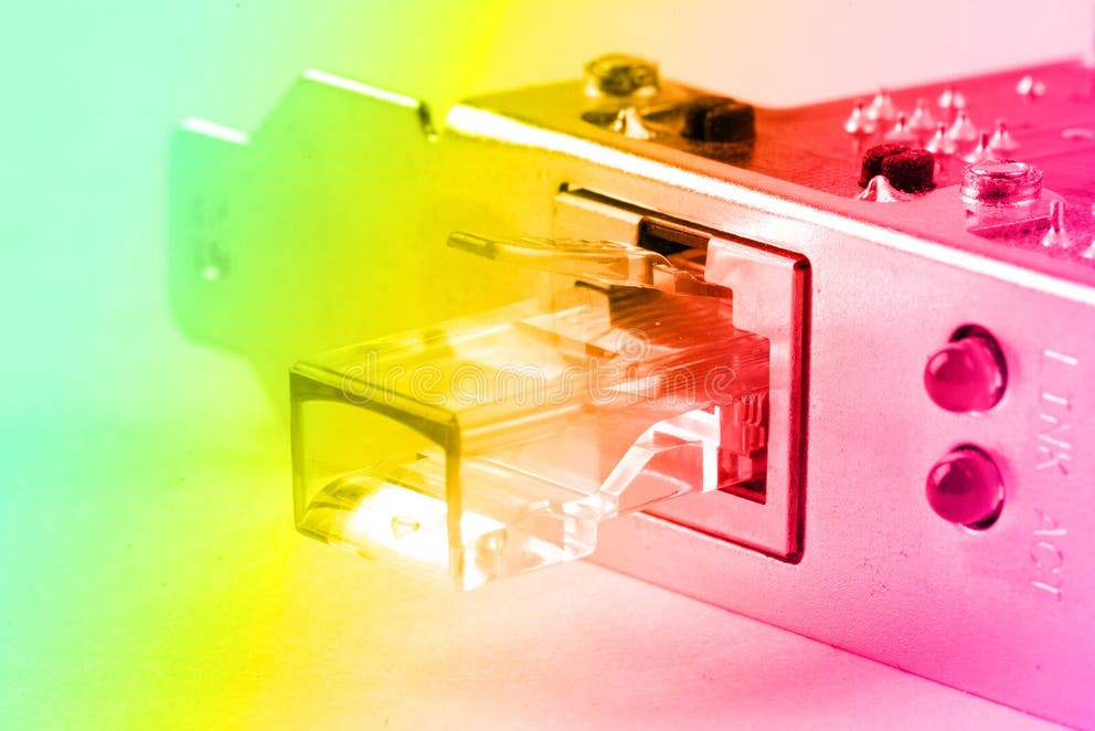 Plug it - Internet Connection Stock Image - Image of macro, internet ...