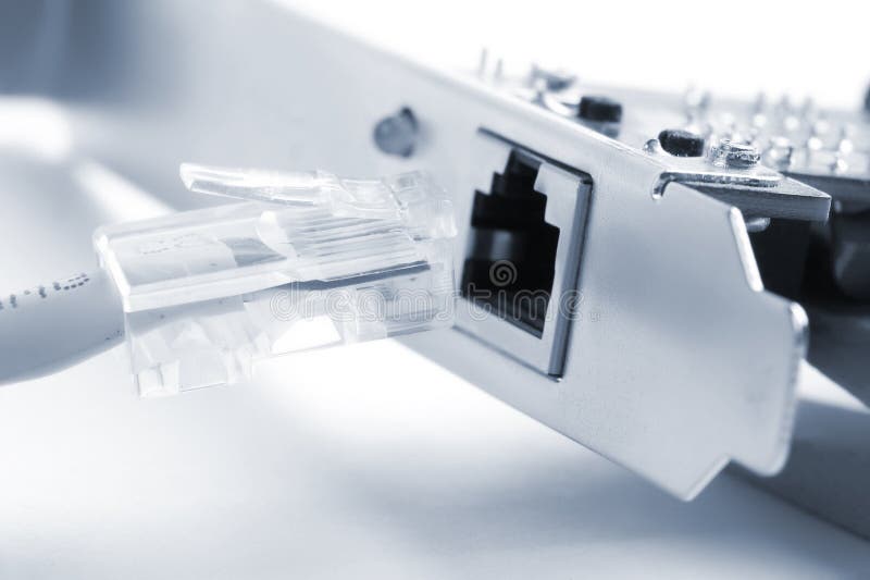 Plug it - Internet Connection Stock Photo - Image of cord, connection ...