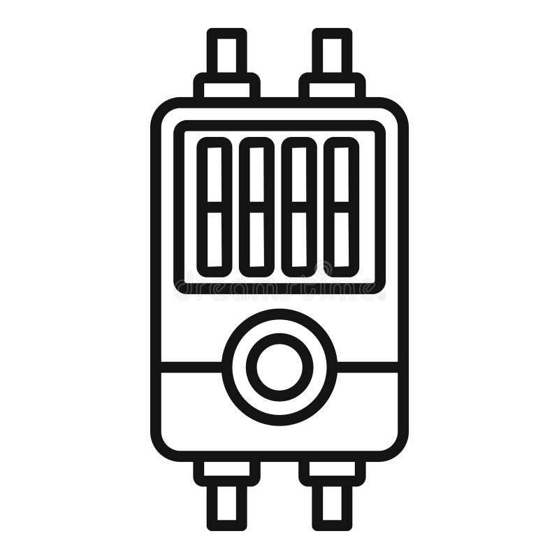 Plug Junction Box Icon Outline Vector. Electric Switch Stock ...