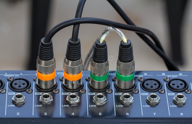 Plug into the mix stock photo. Image of center, metal - 53171112