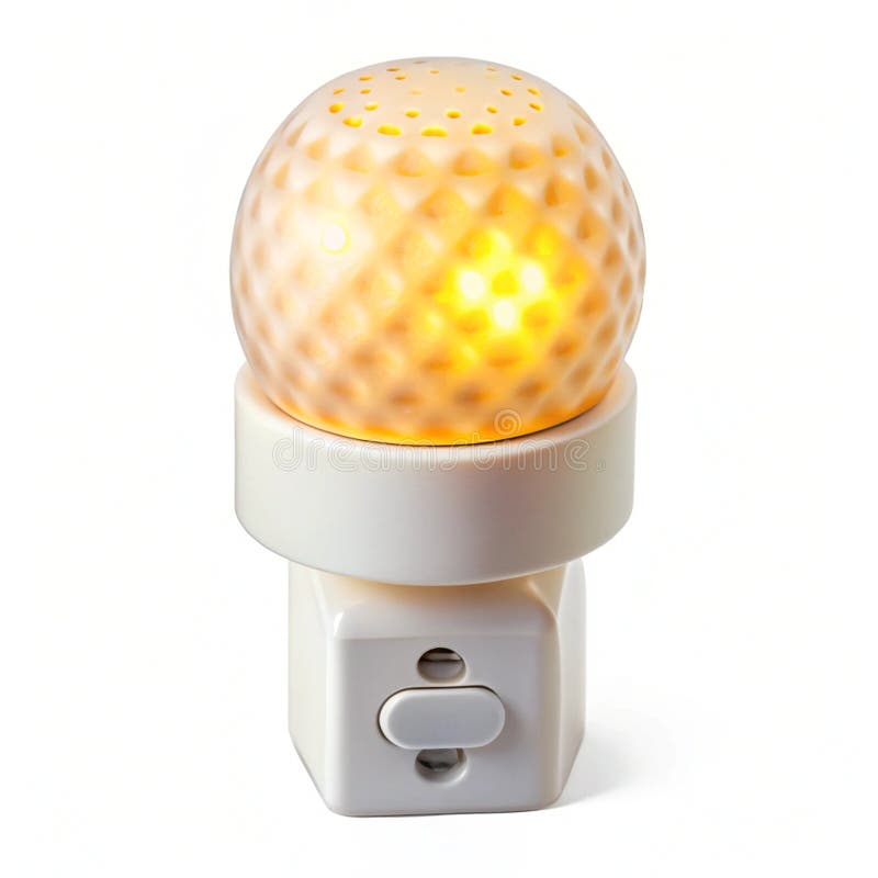 Plug-in Night Light with Decorative Ceramic Design and Soft, Ambient ...