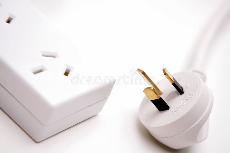 Plug and power-board stock image. Image of concept, cable - 3546273