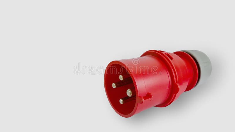 The Plug Power Three-phase - Stock Image.Cable, Electrical Component ...