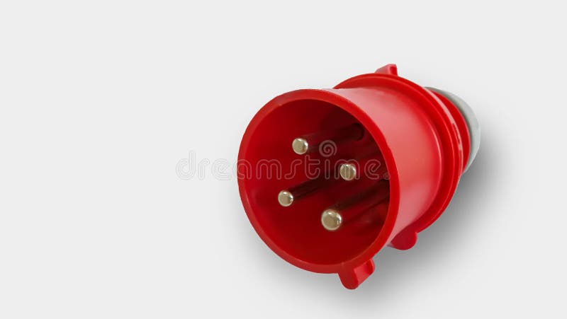 The Plug Power Three-phase - Stock Image.Cable, Electrical Component ...