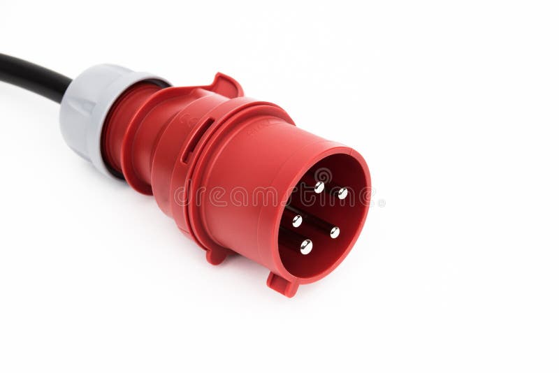The Power Three-phase Socket Stock Photo - Image of power, product ...