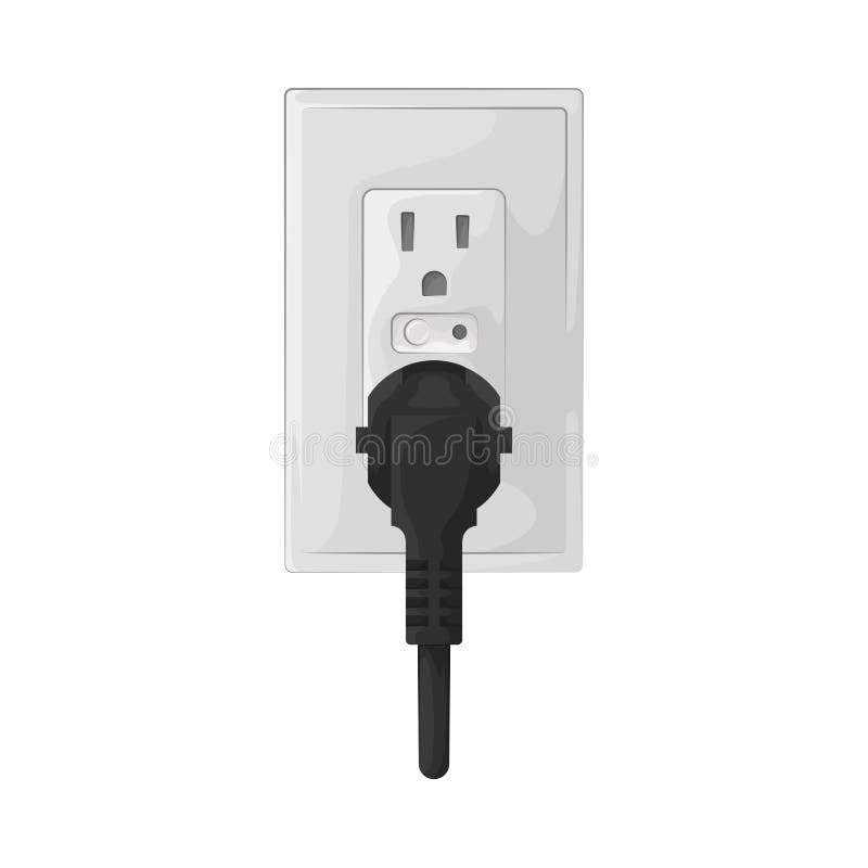 Electrical Plug that Connects Electrical Equipment To a Power Source ...