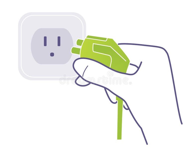 Plug and socket stock vector. Illustration of socket - 11705571