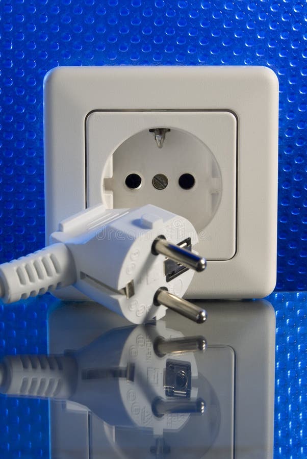 Plug and socket stock image. Image of current, power - 40044515