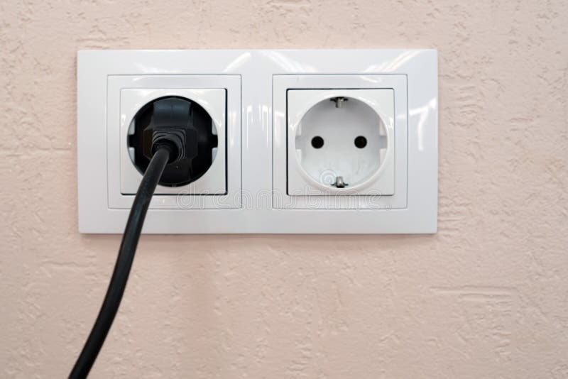 Plug in socket stock photo. Image of master, hold, electrical - 90728414