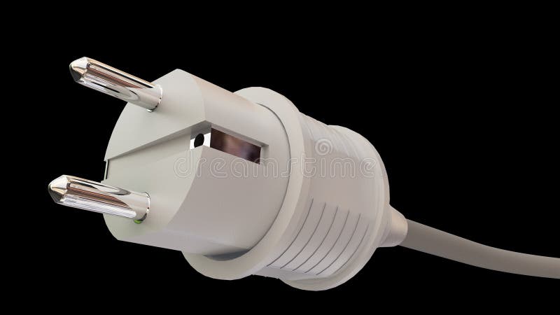Plug Socket Electric Power Electricity Energy Isolated for Background ...