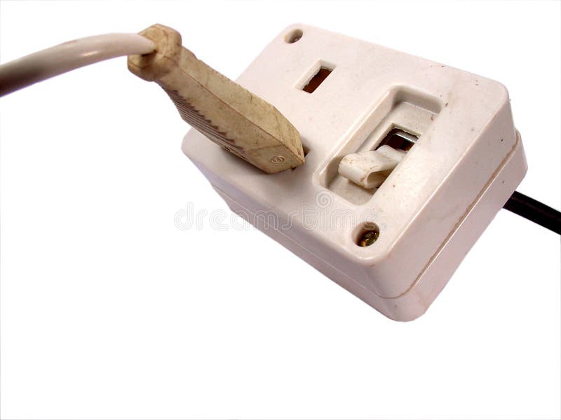 Plug and socket stock photo. Image of connection, electric - 50533956