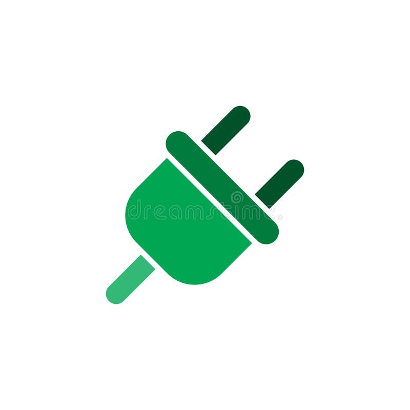 Plug Socket Icon Vector Design Element Templates Simple Stock Vector ...