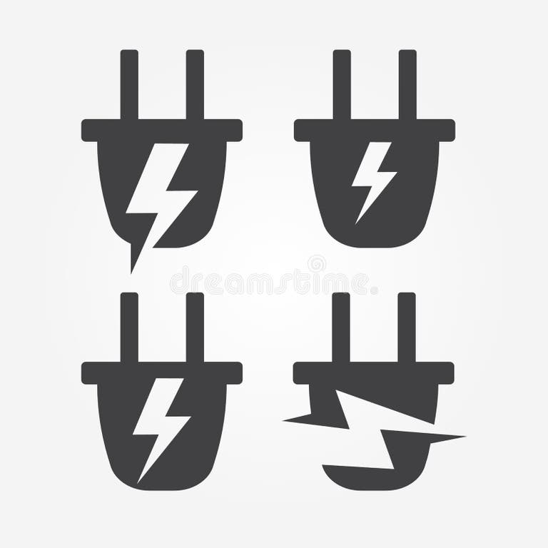 Stylized Electrical Plug Stock Illustrations – 88 Stylized Electrical ...