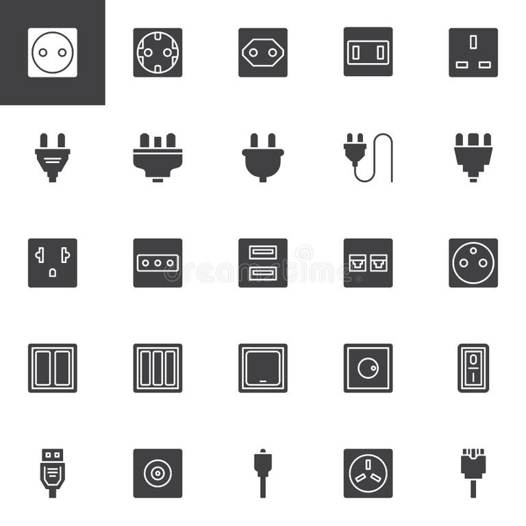 Socket Types Stock Illustrations – 596 Socket Types Stock Illustrations ...