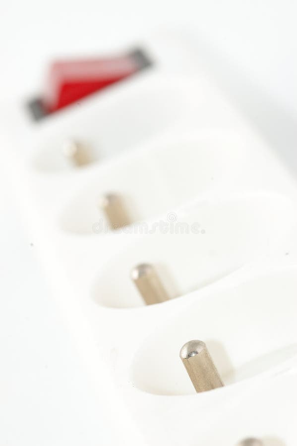 Plug with switch stock image. Image of sockets, socket - 2646951