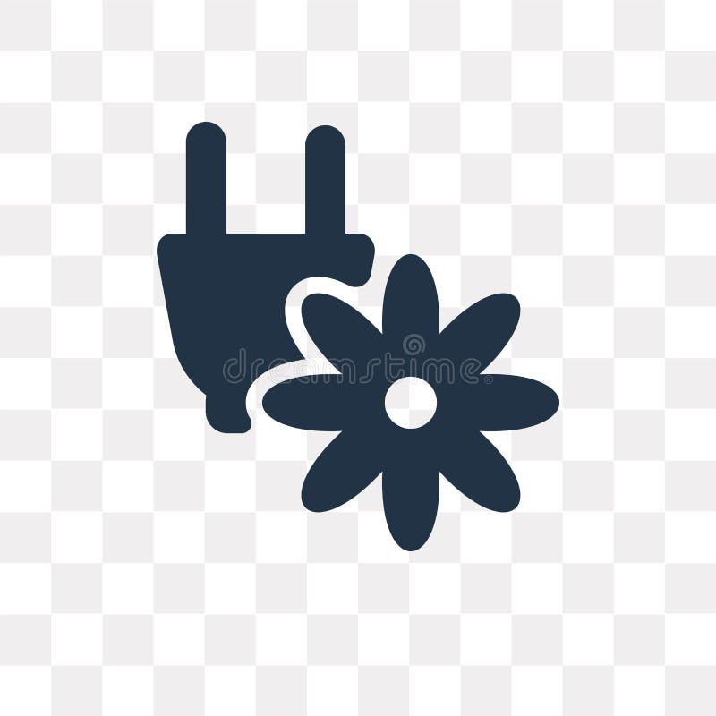 No Plug Vector Icon Isolated on Transparent Background, Linear N Stock ...