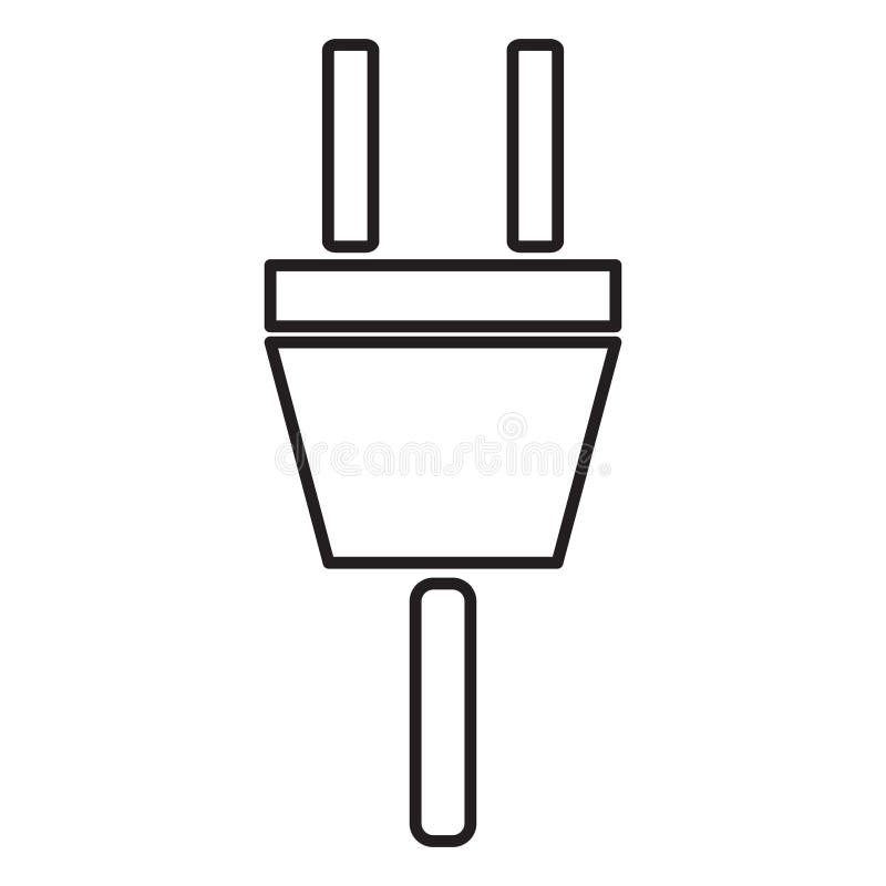 Plug. Vector Illustration Decorative Design Stock Vector - Illustration ...