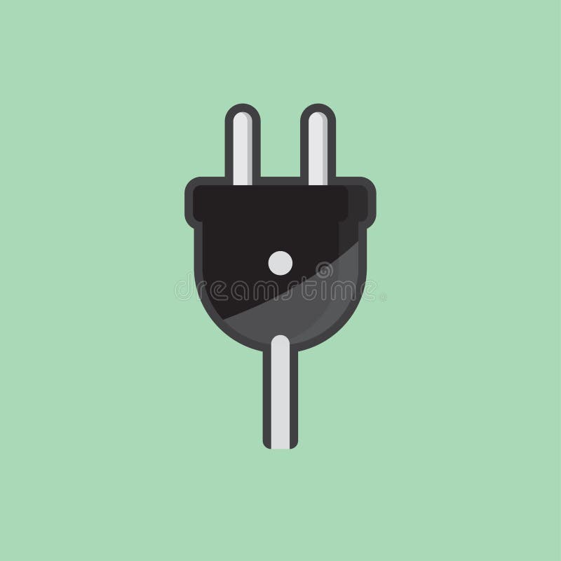 Plug. Vector Illustration Decorative Design Stock Vector - Illustration ...