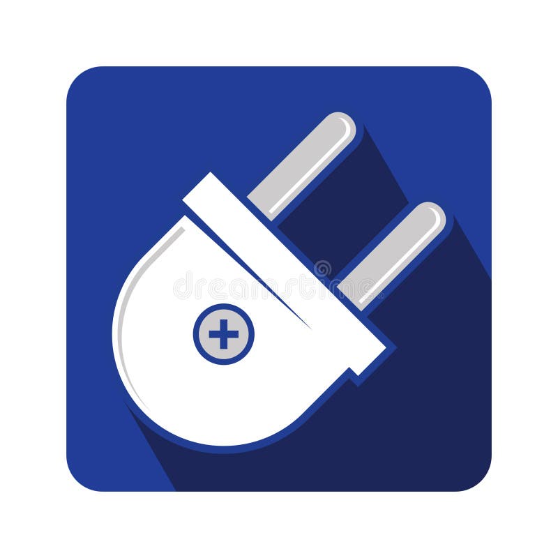 Plug. Vector Illustration Decorative Design Stock Vector - Illustration ...