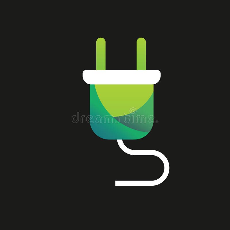 Plug with Wire. Vector Illustration Decorative Design Stock Vector ...
