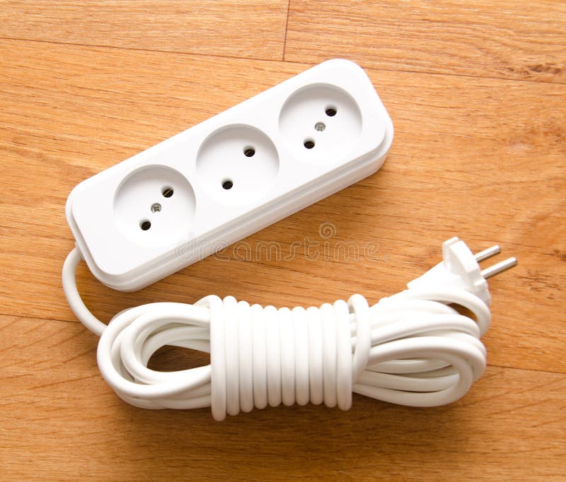 Plugged in Electric Devices Stock Image - Image of extension, saving ...