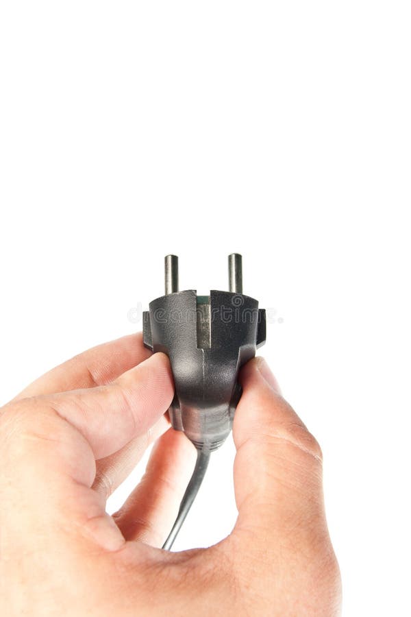 Plugging electrical cable stock image. Image of concepts - 15149073